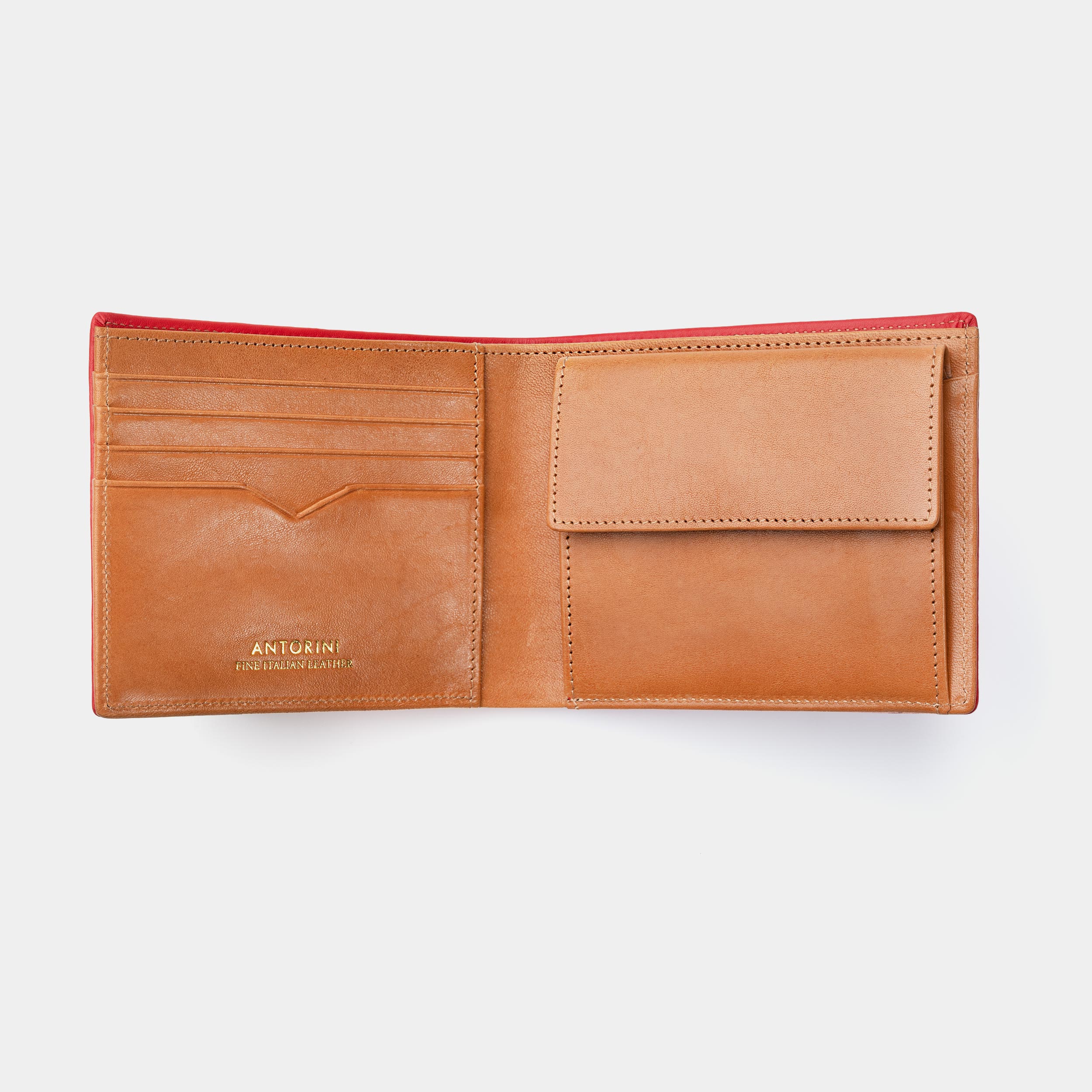 Stylová červená pánská kožená peněženka – ANTORINI®